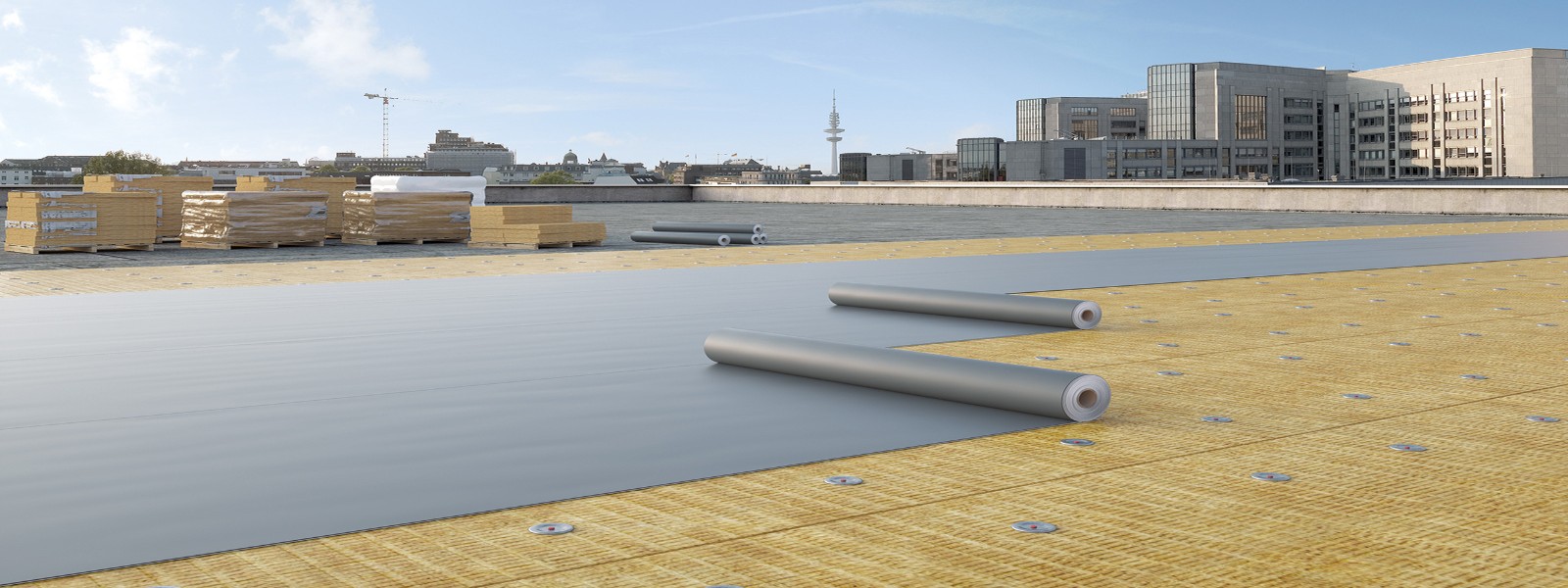 Fasteners for flat roof and industrial lightweight construction | SFS Group